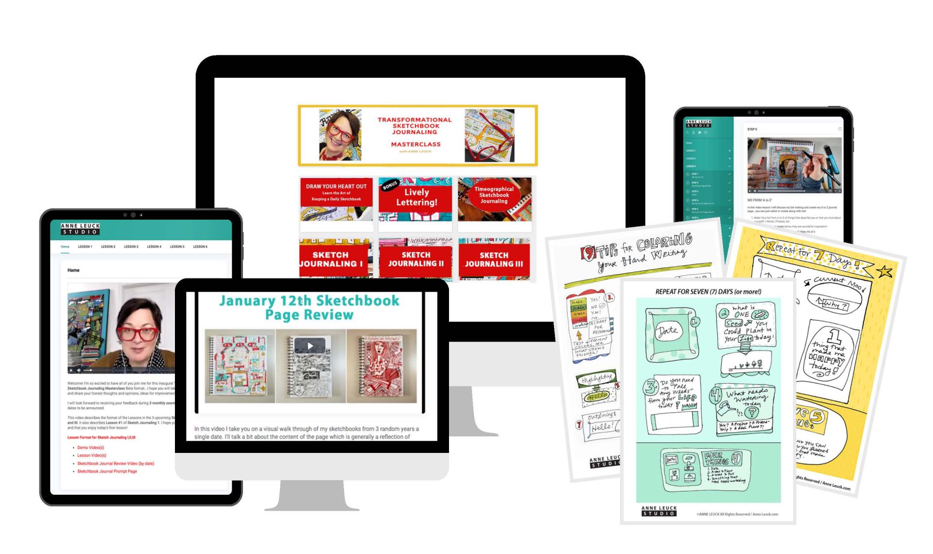 TRANSFORMATIONAL SKETCHBOOK JOURNALING MASTERCLASS