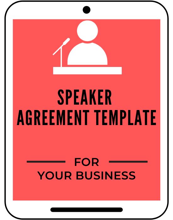 Speaker Agreement template