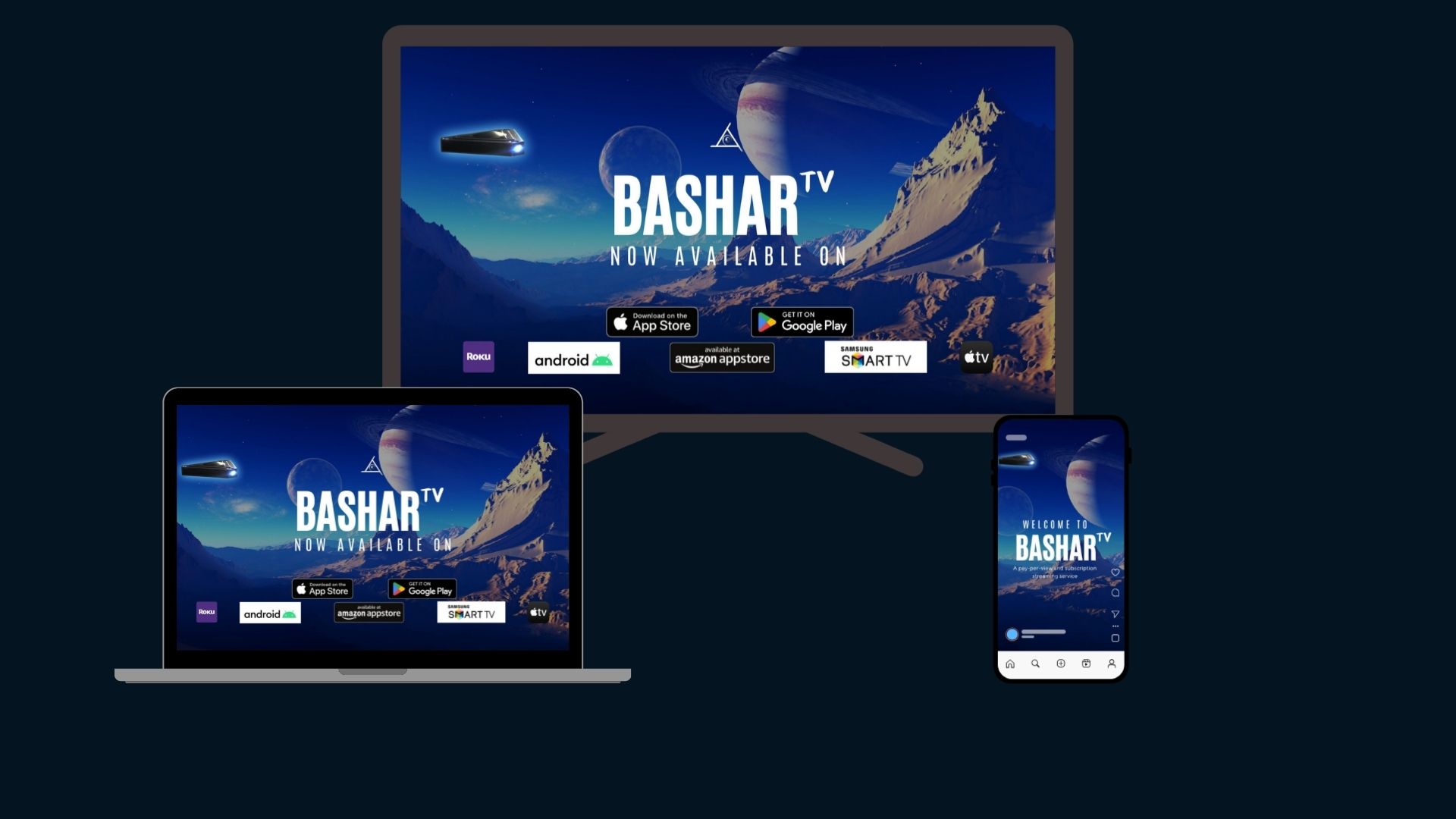 Watch BasharTV from any device