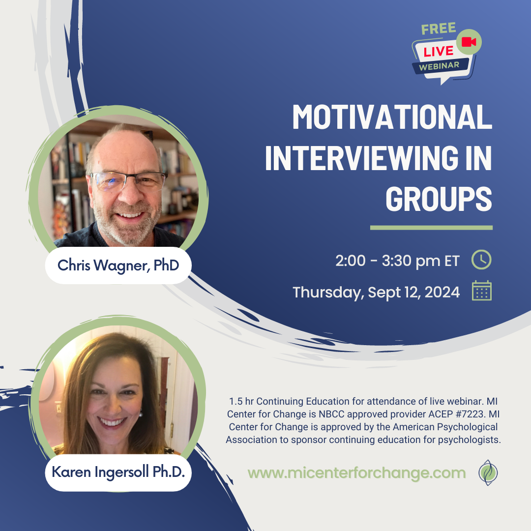 Motivational Interviewing in Groups