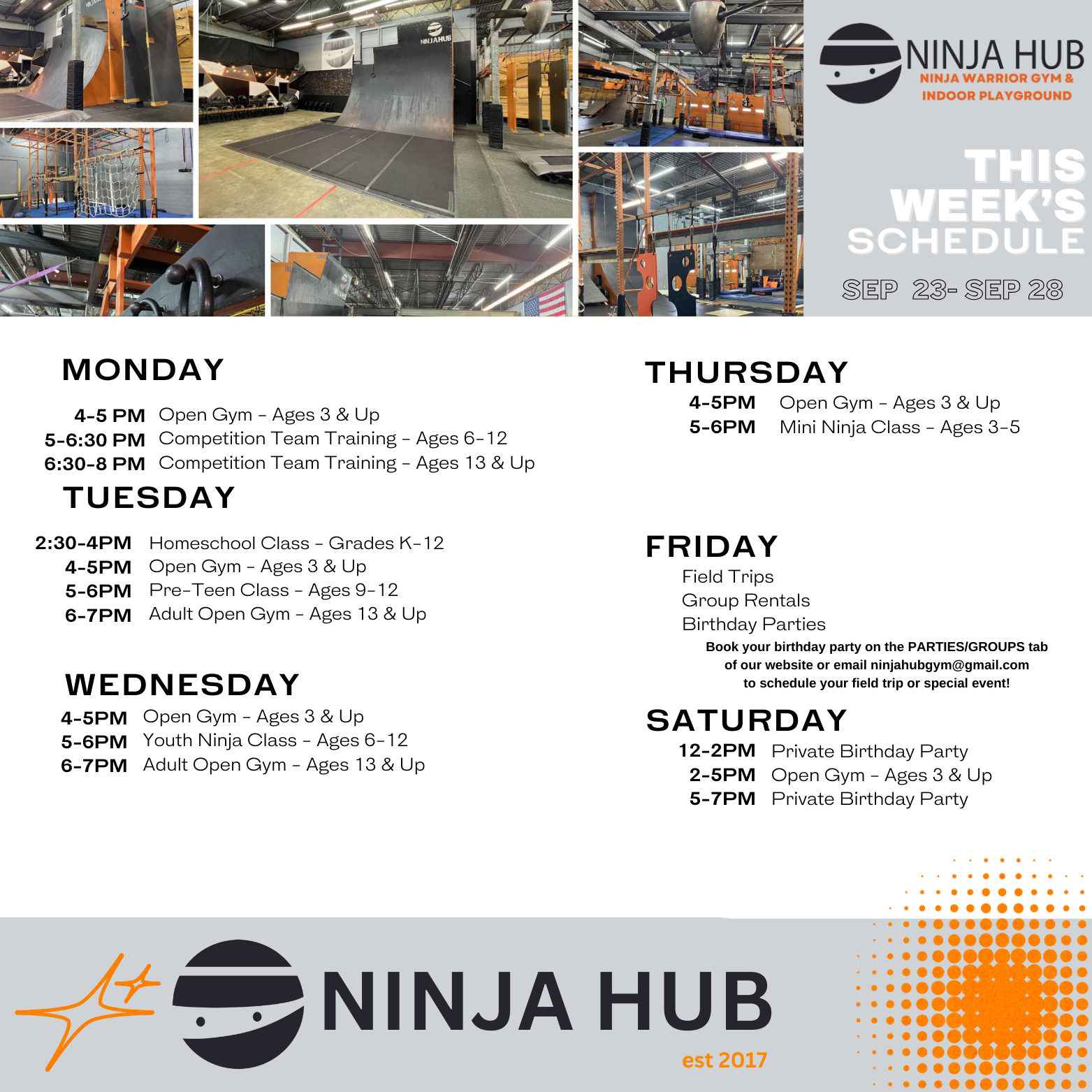 Ninja Hub Gym - Canton Ohio