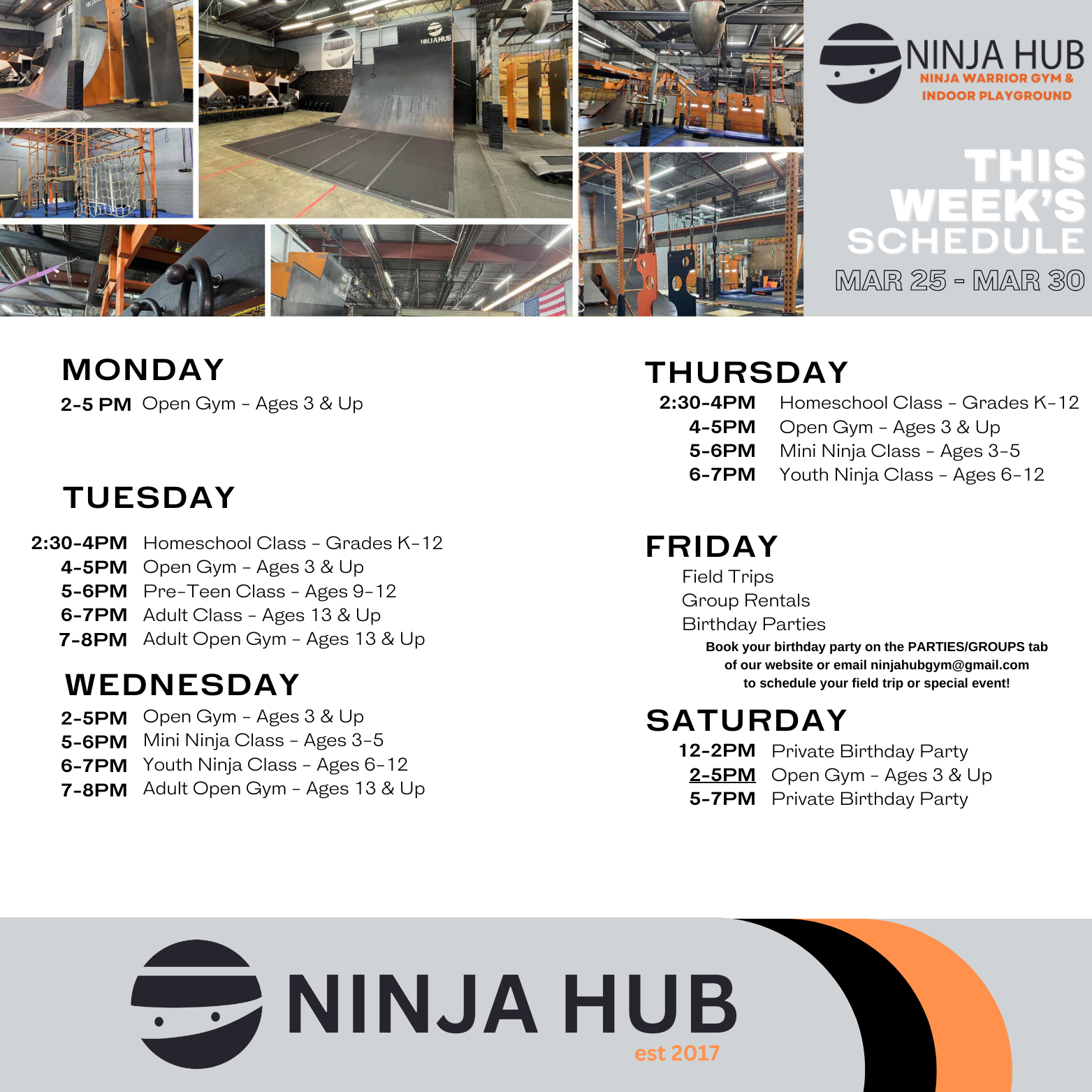 Ninja Hub Gym - Canton Ohio