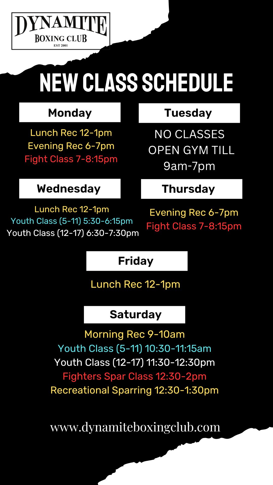 Dynamite Boxing Home