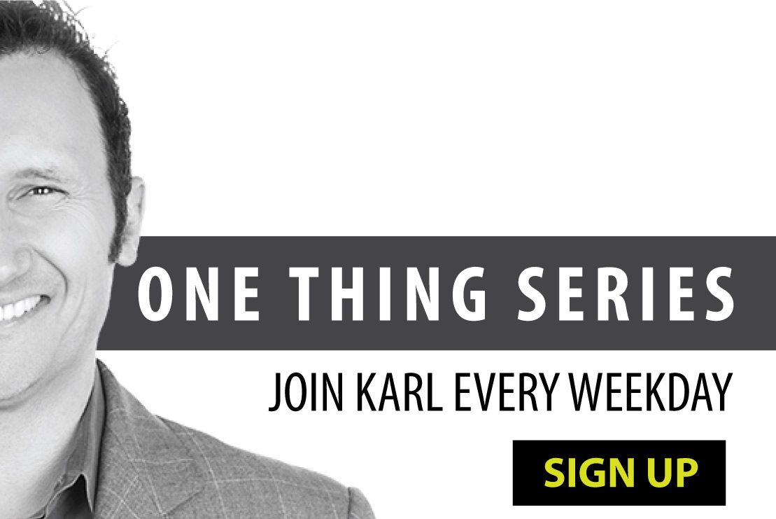 One Thing Series with Karl Bryan