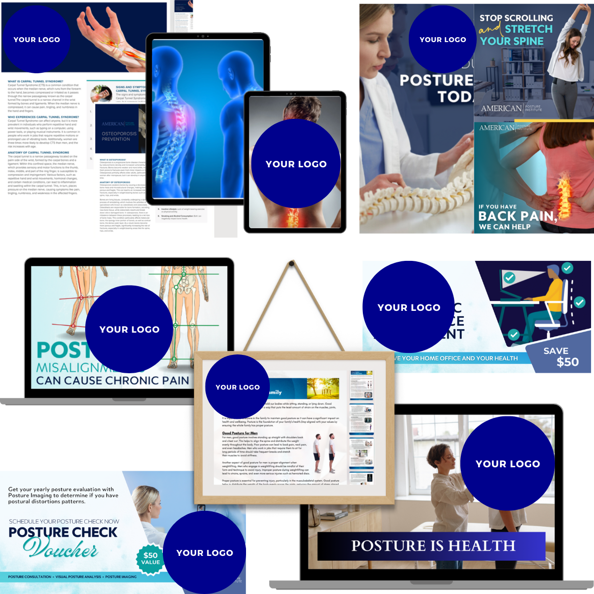 Posture Month Marketing and Patient Education Pack