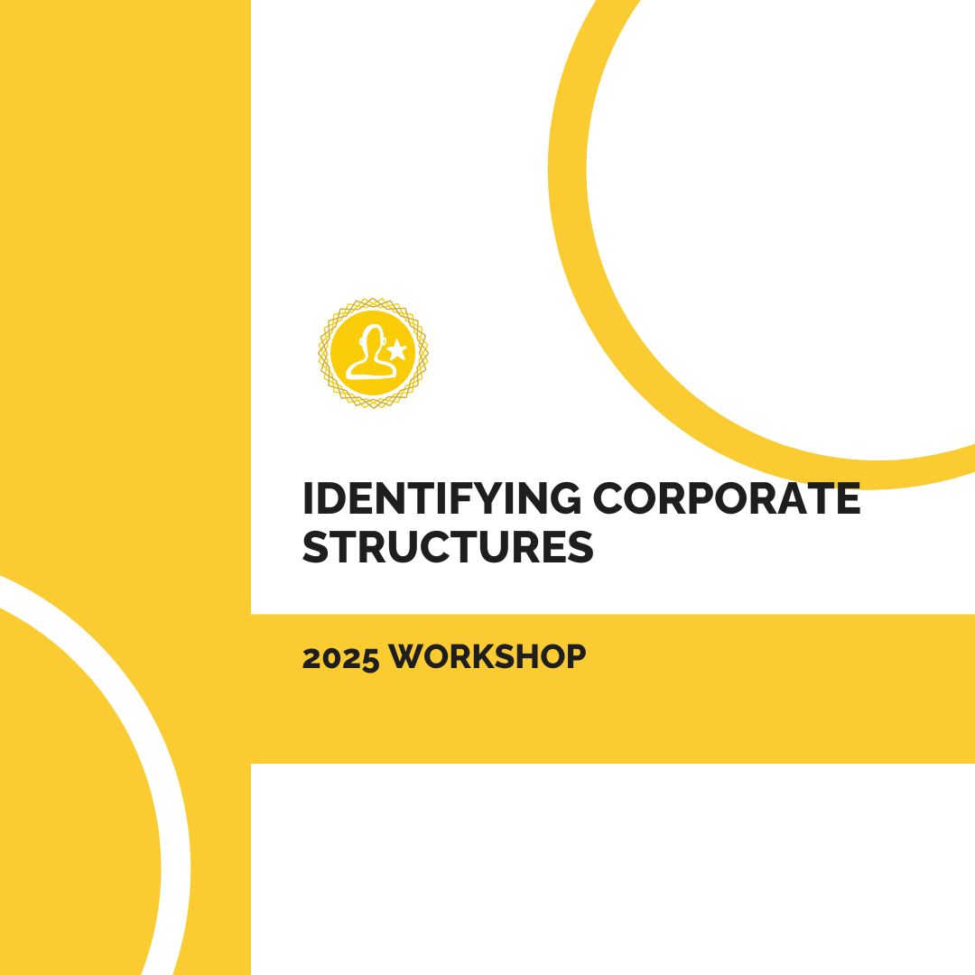 Identifying Corporate Structures Workshop