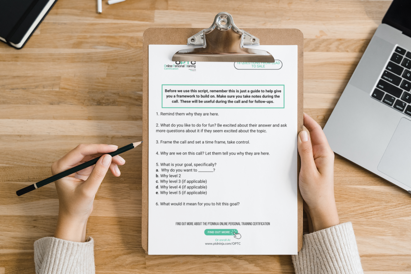 18 Step Sales Script For Online Personal Trainers
