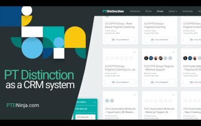 Using PT Distinction as a CRM system.