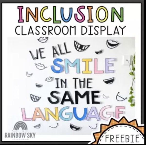 Inclusion classroom display