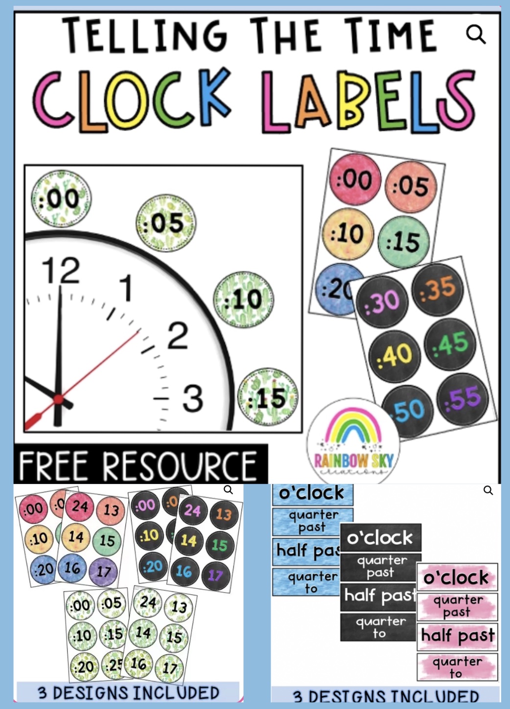 Telling the time clock