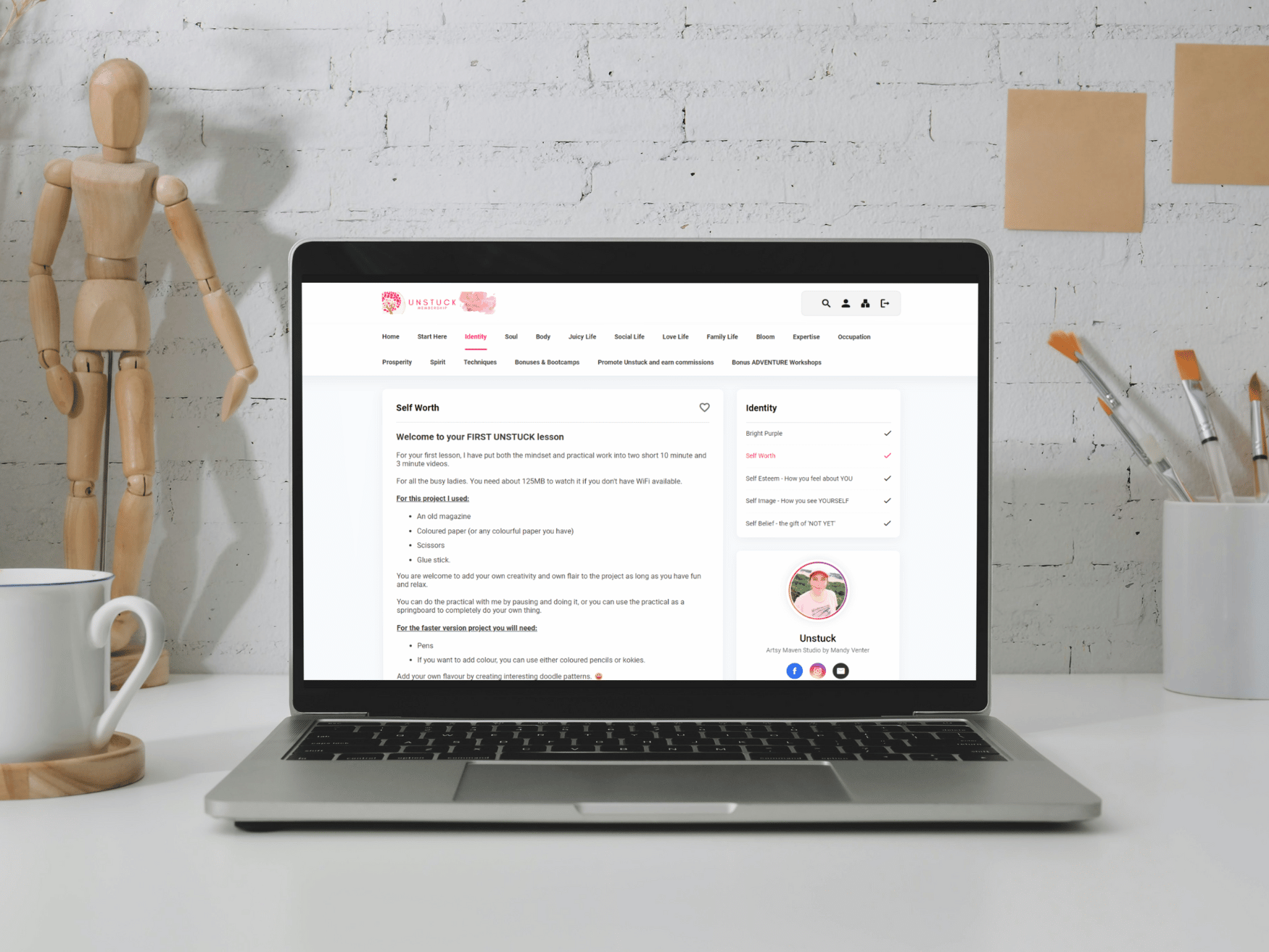 Unstuck membership Sneak Peek