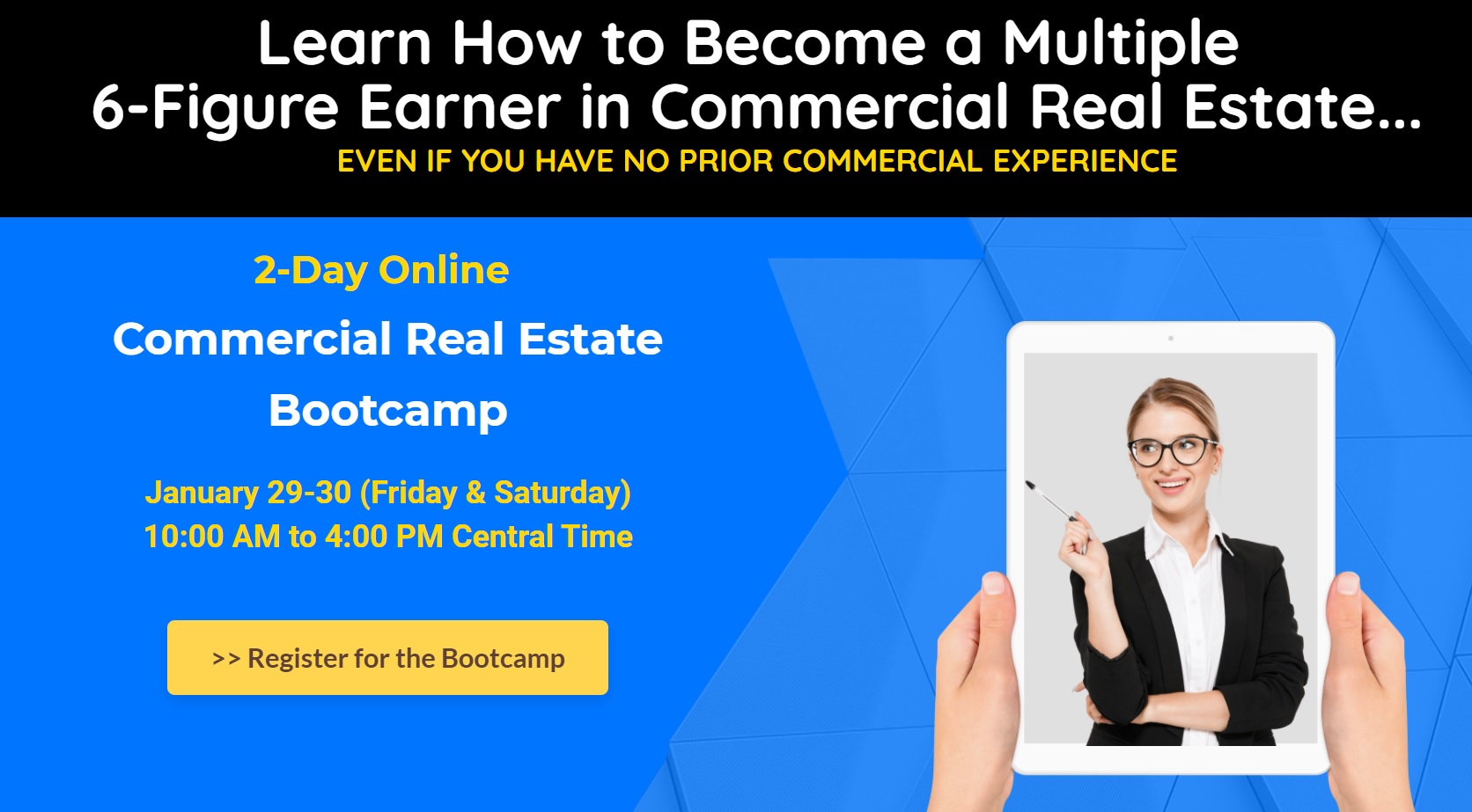 2-Day Commercial Real Estate Training Bootcamp