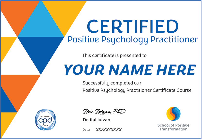 Positive Psychology Practitioner Certificate