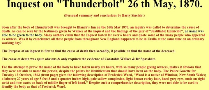 Fred Ward - Thunderbolt - Myths Debunked - Death